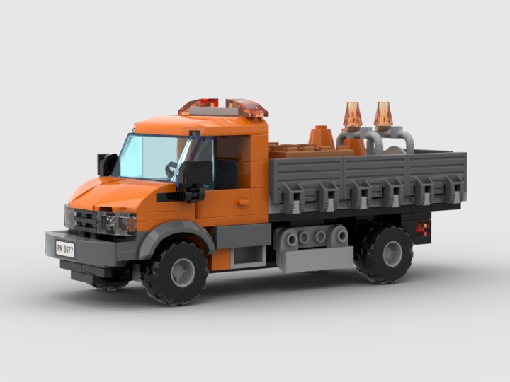 Municipal Van from BrickLink Studio [BrickLink]