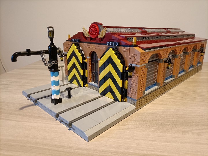 Railway Steam Train Museum from BrickLink Studio [BrickLink]