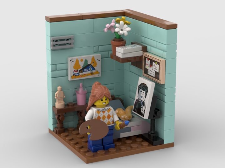 The Art Student from BrickLink Studio [BrickLink]