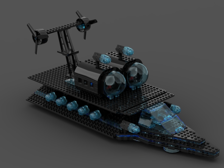 spaceship from BrickLink Studio [BrickLink]