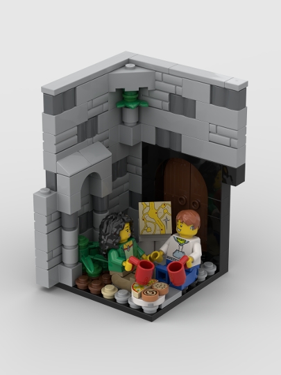 Picnic at the castle museum from BrickLink Studio [BrickLink]