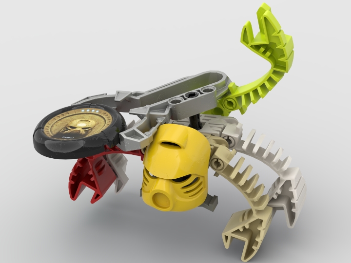 ta-Matoran SCORPIO three-one_Jaller-Hau from BrickLink Studio [BrickLink]