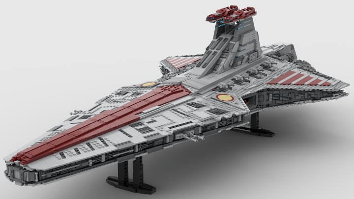 75367-1 - Venator-Class Republic Attack Cruiser from BrickLink Studio ...
