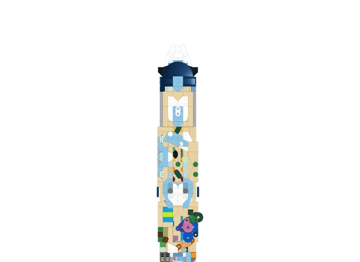 Icon of the Seas from BrickLink Studio [BrickLink]