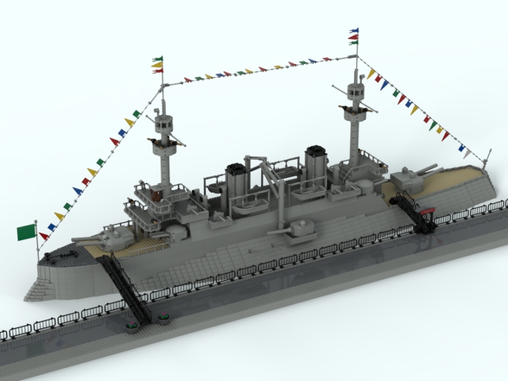 Museum Ship from BrickLink Studio [BrickLink]