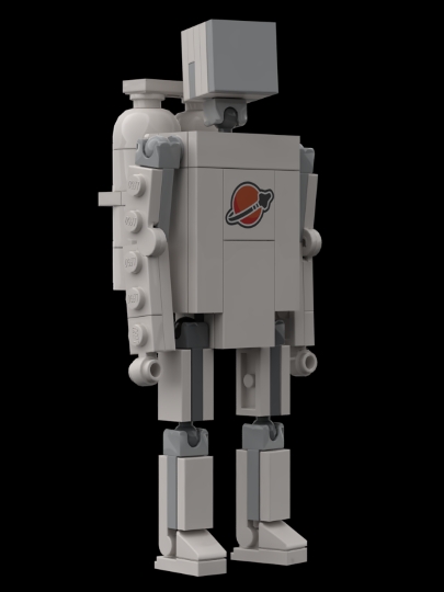 Upscaled Classic Space Astronaut Figure from BrickLink Studio [BrickLink]