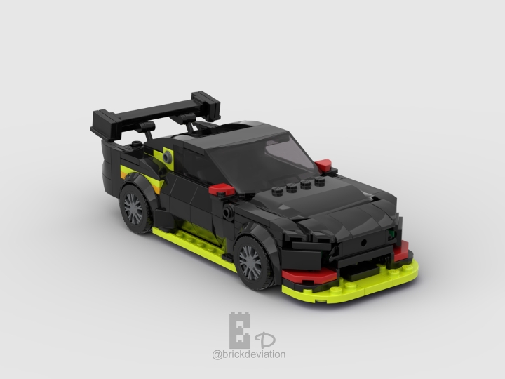 2025 Monster Energy Ford Mustang Supercar from BrickLink Studio [BrickLink]