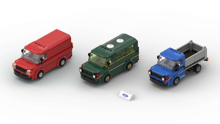 Ford Transit Mk2 from BrickLink Studio [BrickLink]