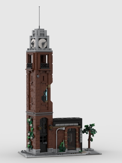 Clocktower Tattoo from BrickLink Studio [BrickLink]