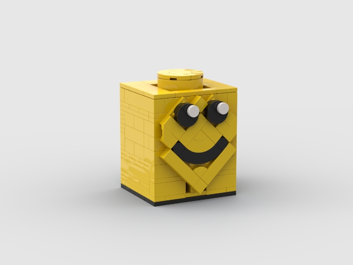 BrickLink 25th Anniversary Logo Head from BrickLink Studio [BrickLink]