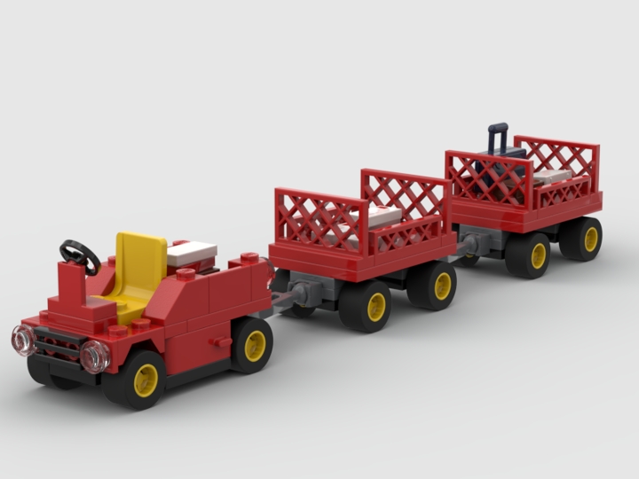 Luggage Car from BrickLink Studio [BrickLink]