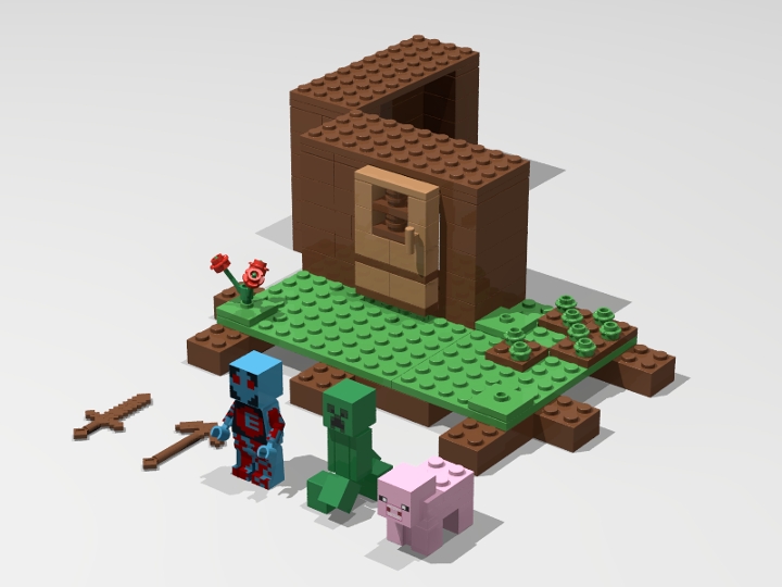 The Dirt Hut from BrickLink Studio [BrickLink]