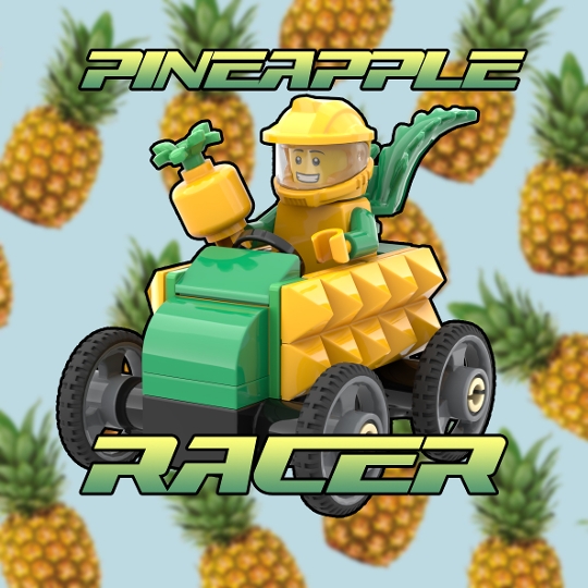 Pineapple Racer by Ant Orman from BrickLink Studio [BrickLink]