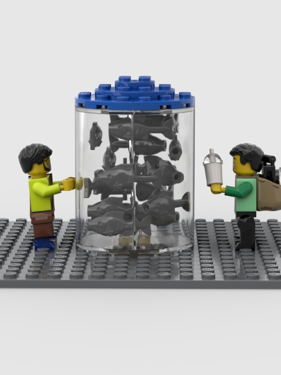 fish rotate tank(2) from BrickLink Studio [BrickLink]