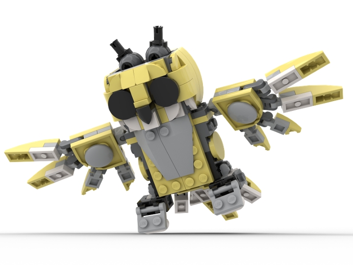Mechimal Owl from BrickLink Studio [BrickLink]