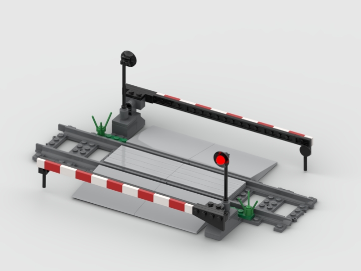 RAILROAD CROSSING from BrickLink Studio [BrickLink]