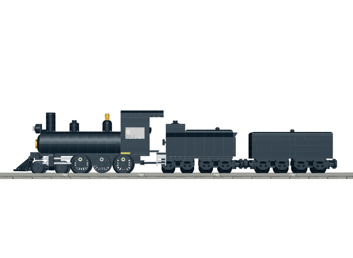 Oil Burning 4-6-0 with Auxiliary Water Tender from BrickLink Studio ...