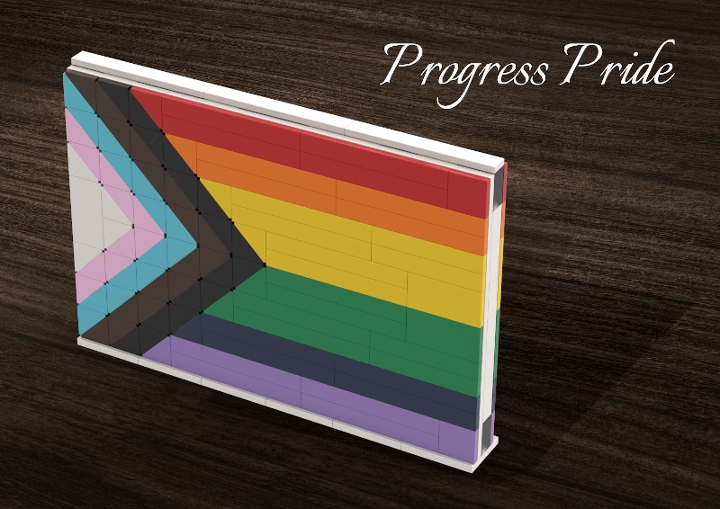 Progress Pride from BrickLink Studio [BrickLink]