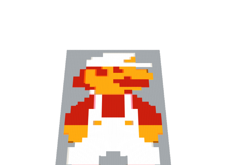 SMB1 BIG SPRITE from BrickLink Studio [BrickLink]