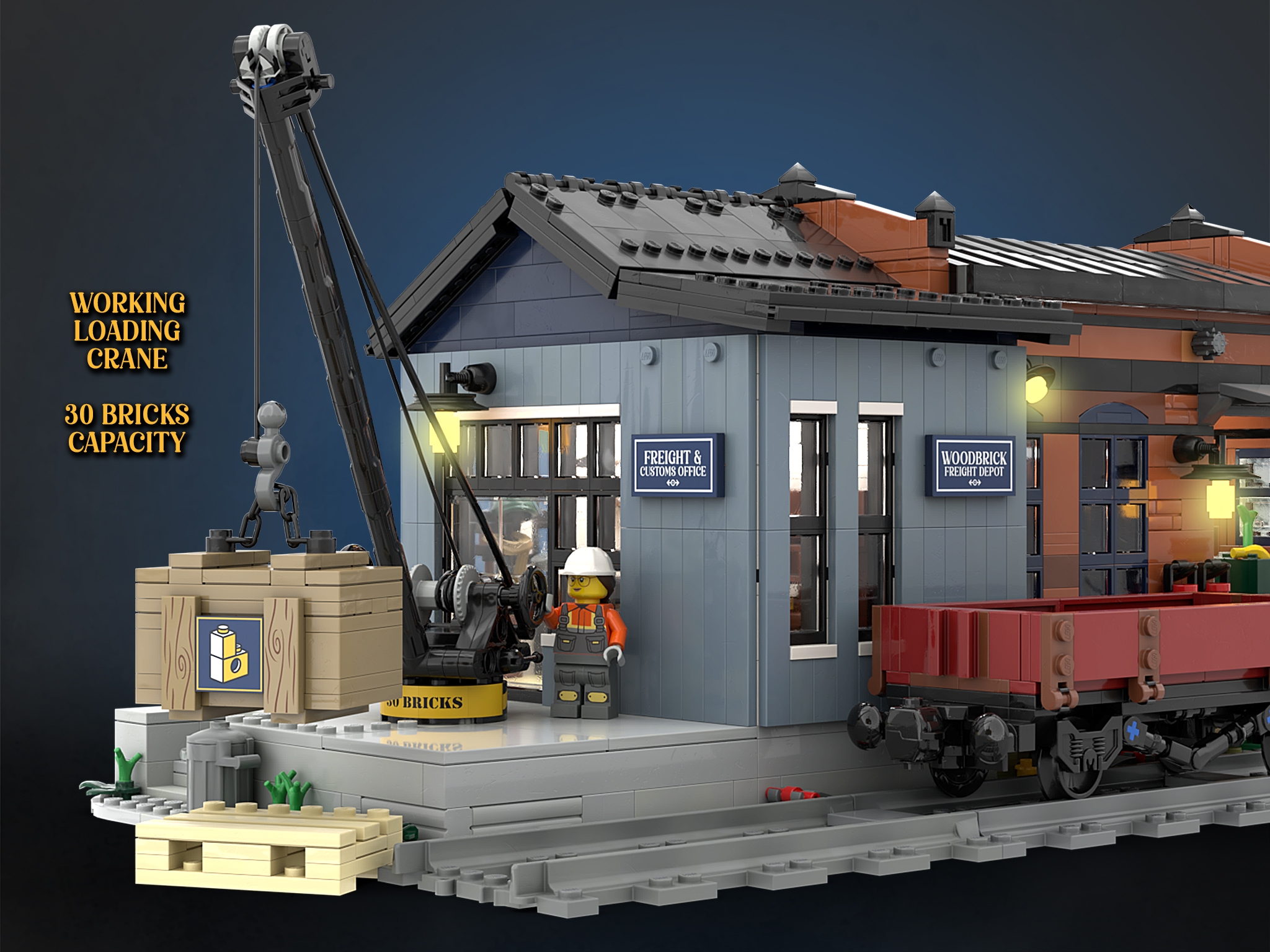 [WOODBRICK FREIGHT DEPOT] [BrickLink]