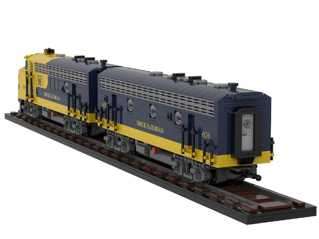 [Brick Railroad: Diesel-Electric-Locomotive (A-Unit & B-Unit)] [BrickLink]
