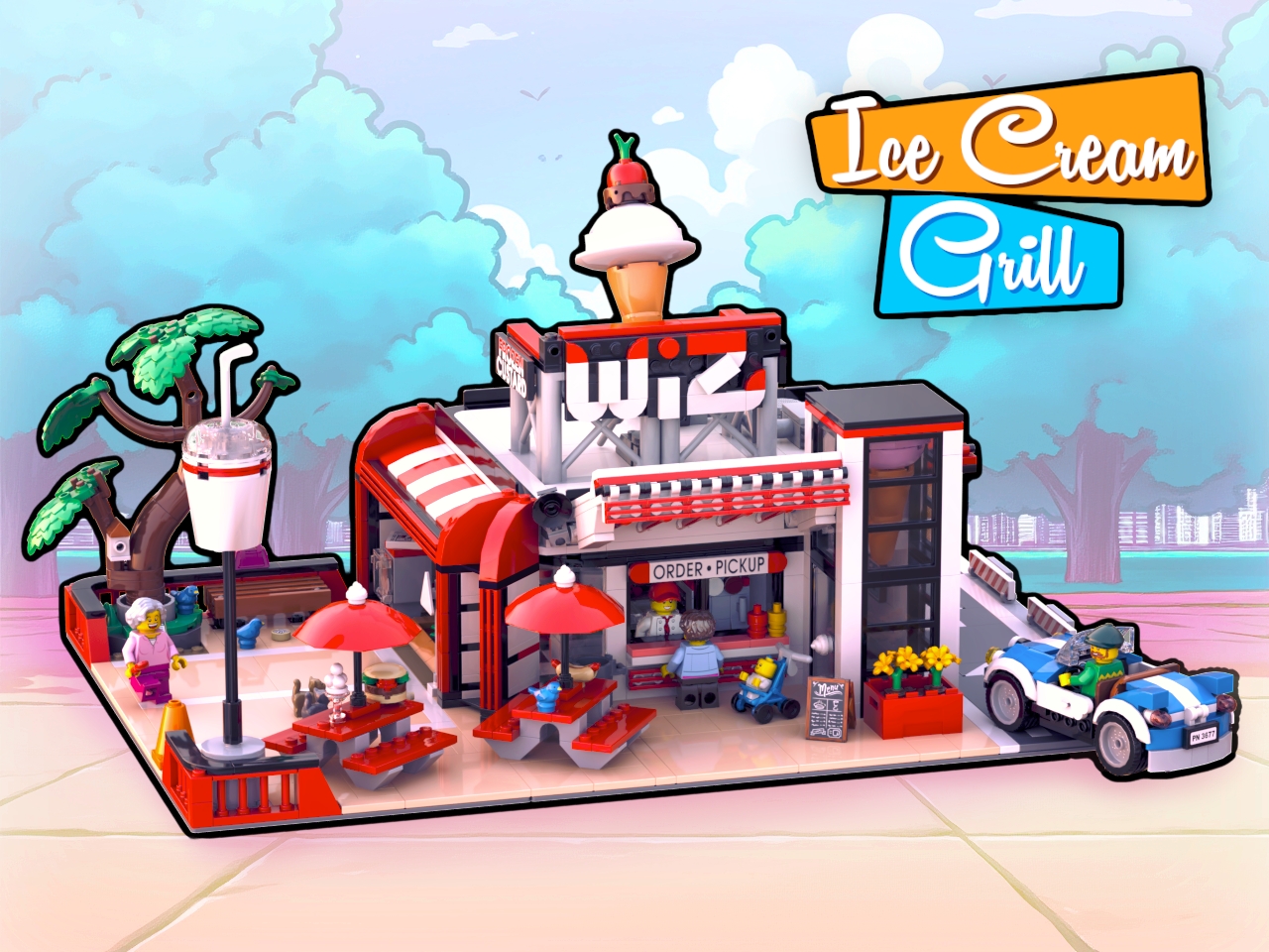 [Ice Cream Grill] [BrickLink]