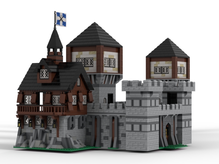 Modular Castle from BrickLink Studio [BrickLink]