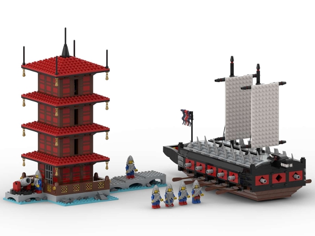 [Ocean Watchtower and Korean Turtle Ship] [BrickLink]