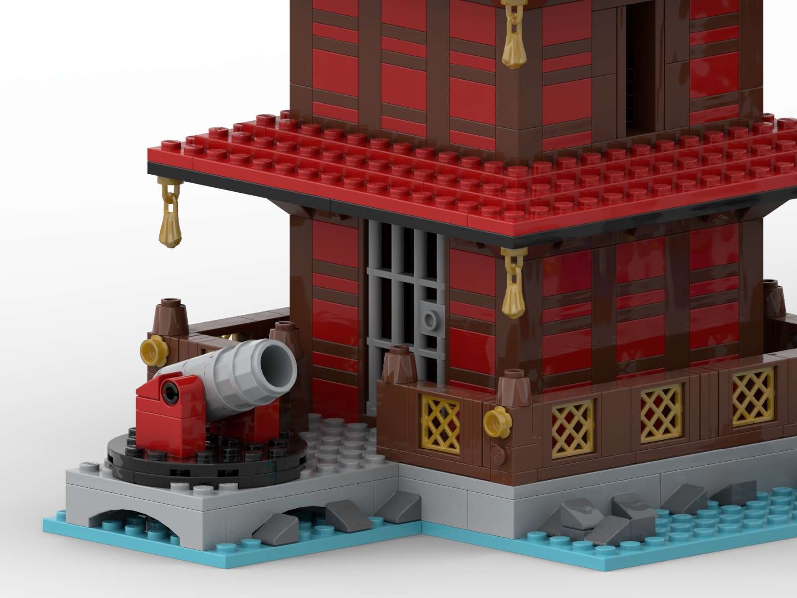 [Ocean Watchtower and Korean Turtle Ship] [BrickLink]