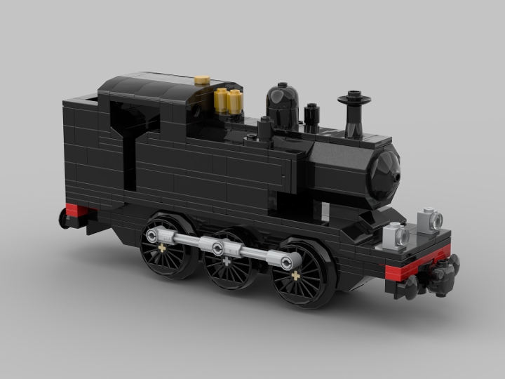LBSC E2 Class in BR Black 2023 from BrickLink Studio [BrickLink]