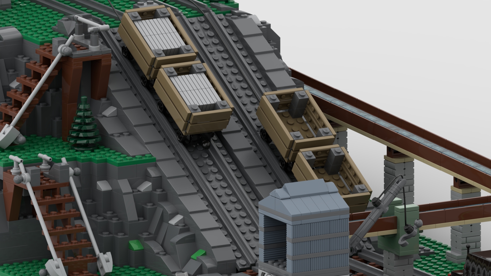 [Narrow-Gauge Slate Incline] [BrickLink]