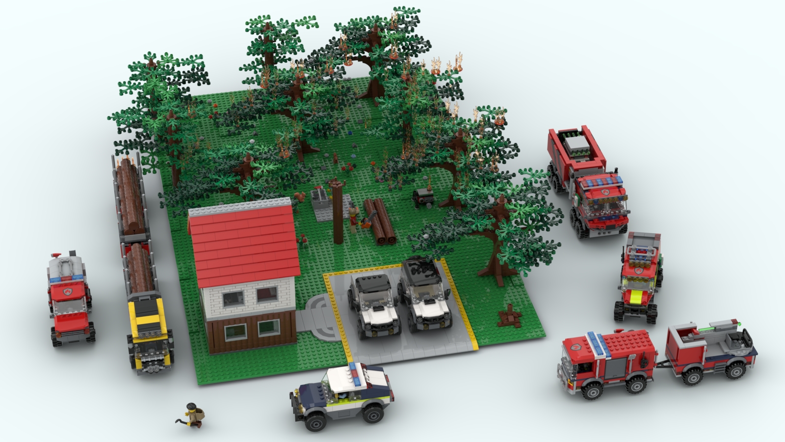 [Forest fire] [BrickLink]