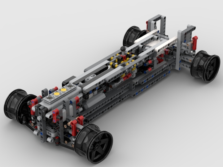 Car 4WD 4 speed Gearbox Remote Controlled Model1 from BrickLink Studio ...