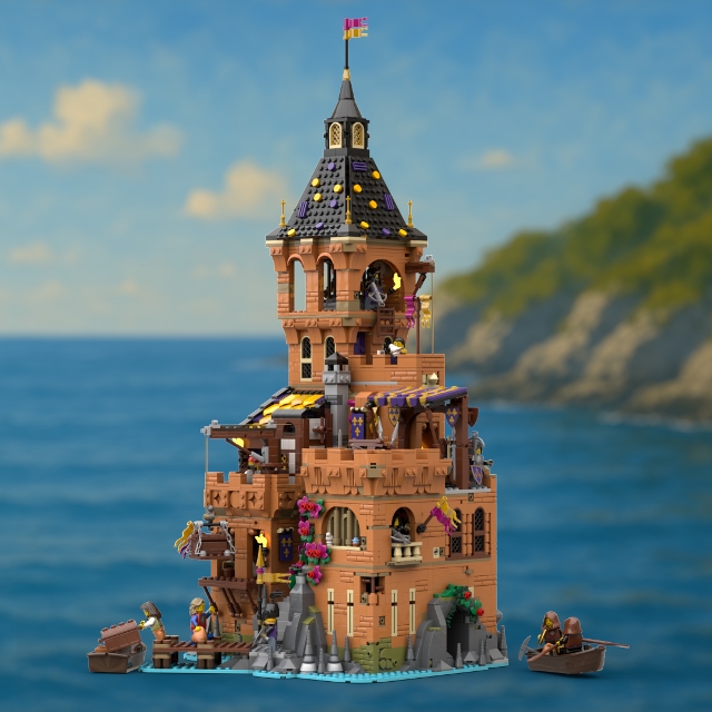 [Gilded Island Keep] [BrickLink]