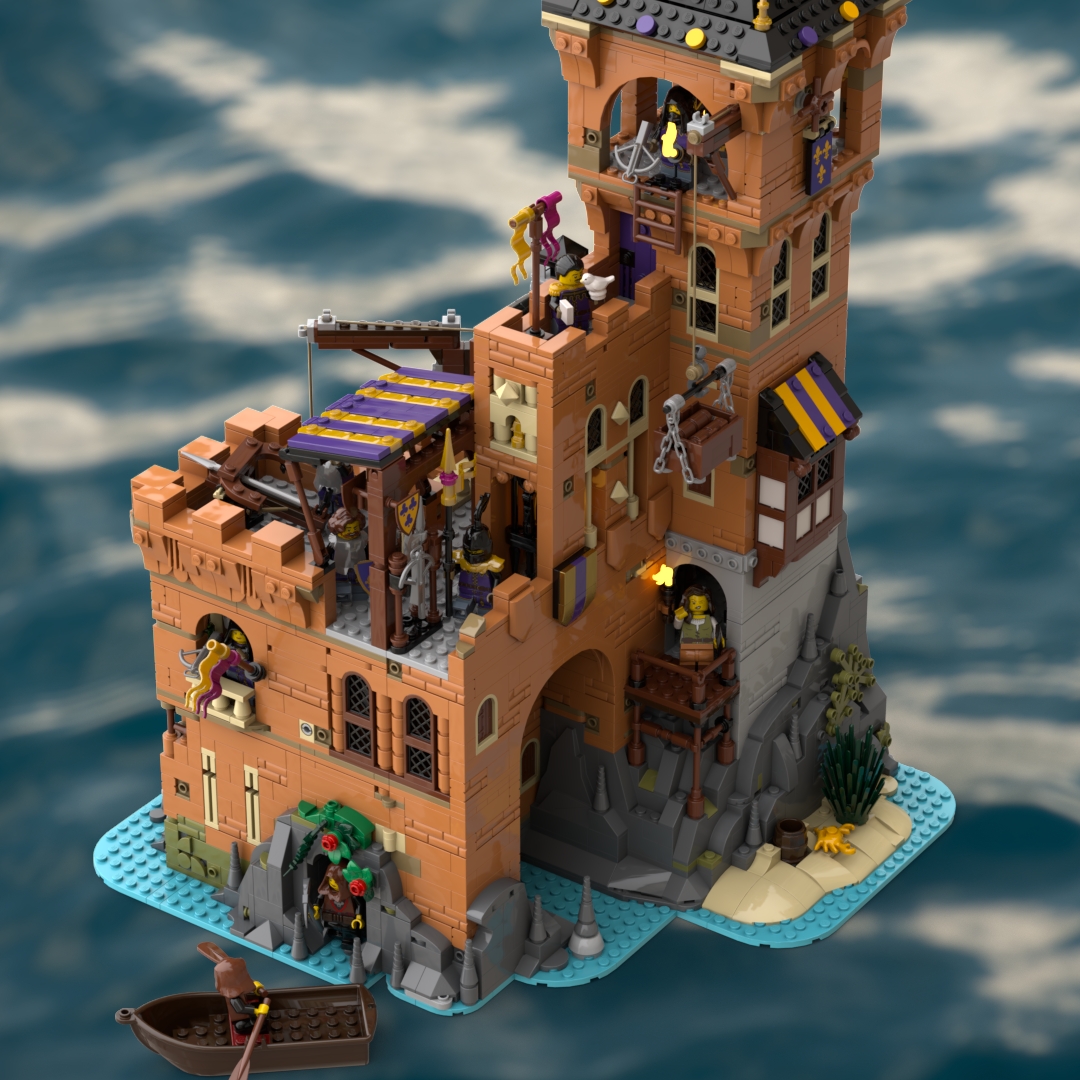 [Gilded Island Keep] [BrickLink]
