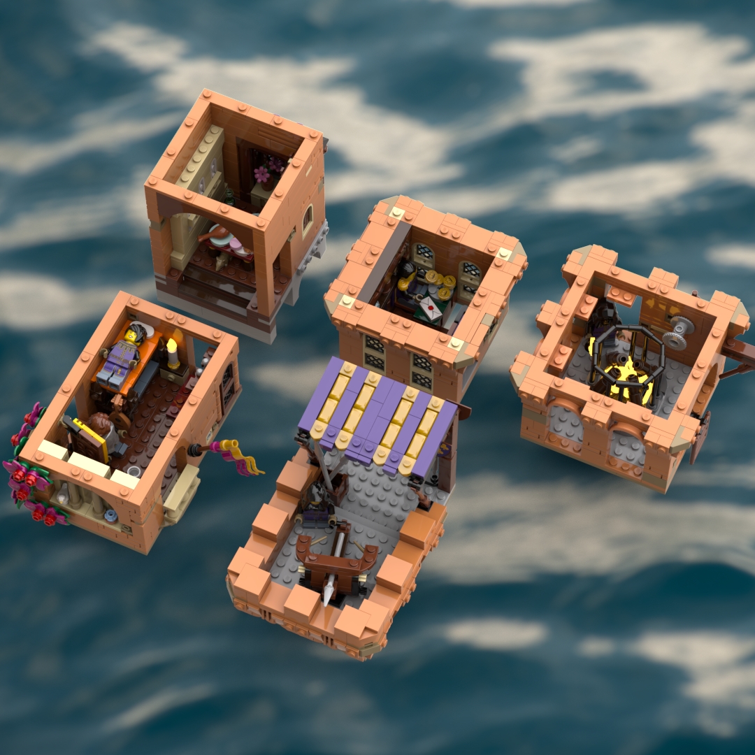 [Gilded Island Keep] [BrickLink]