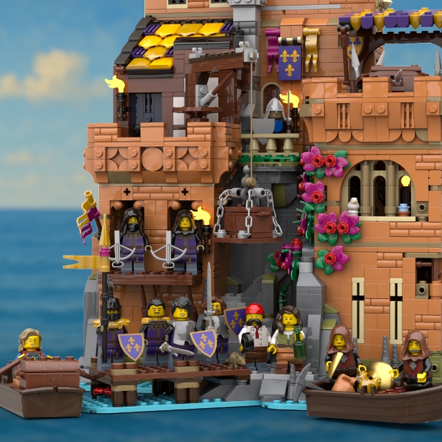 [Gilded Island Keep] [BrickLink]