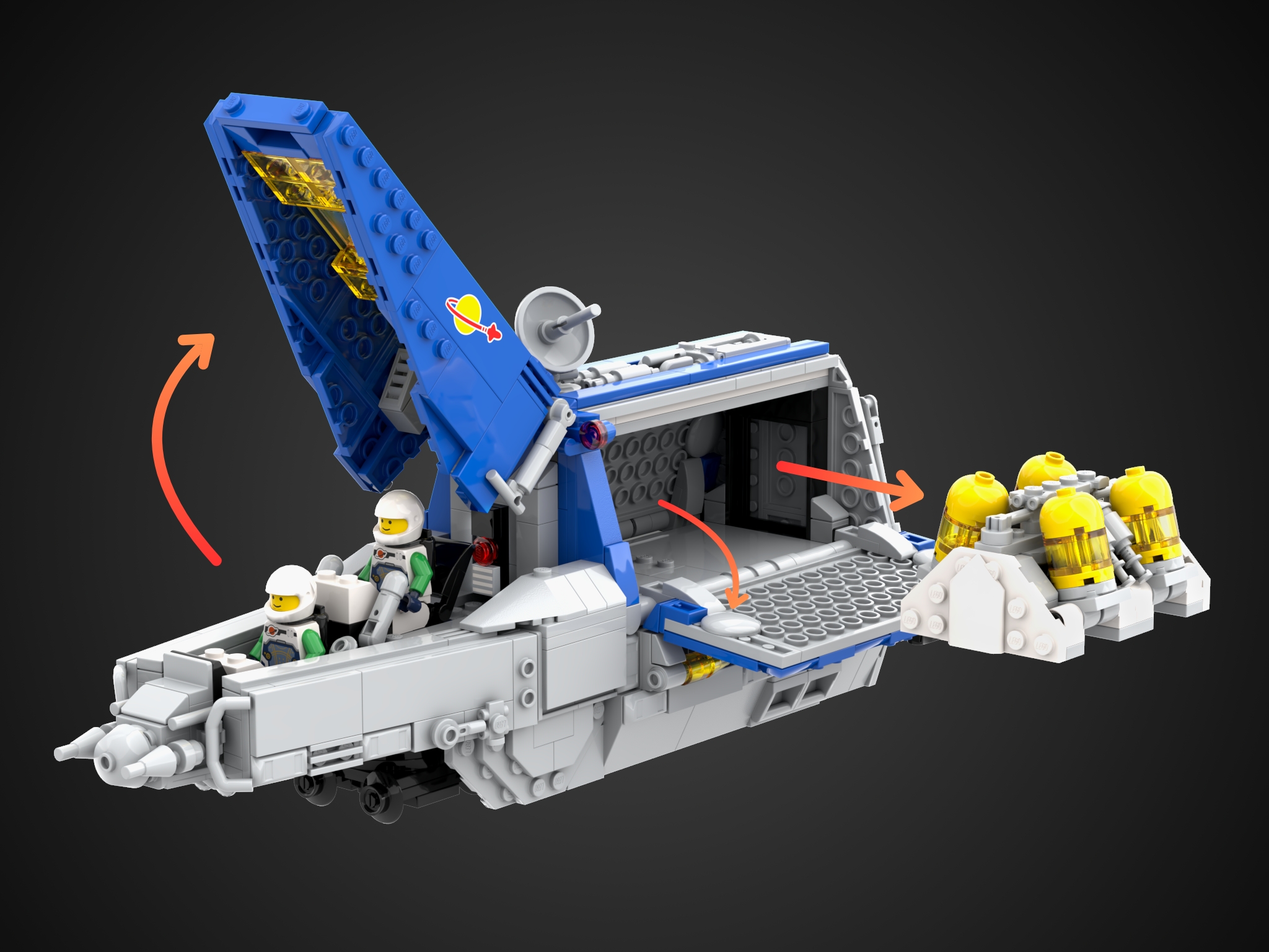 [Lunar Cargo Train] [BrickLink]