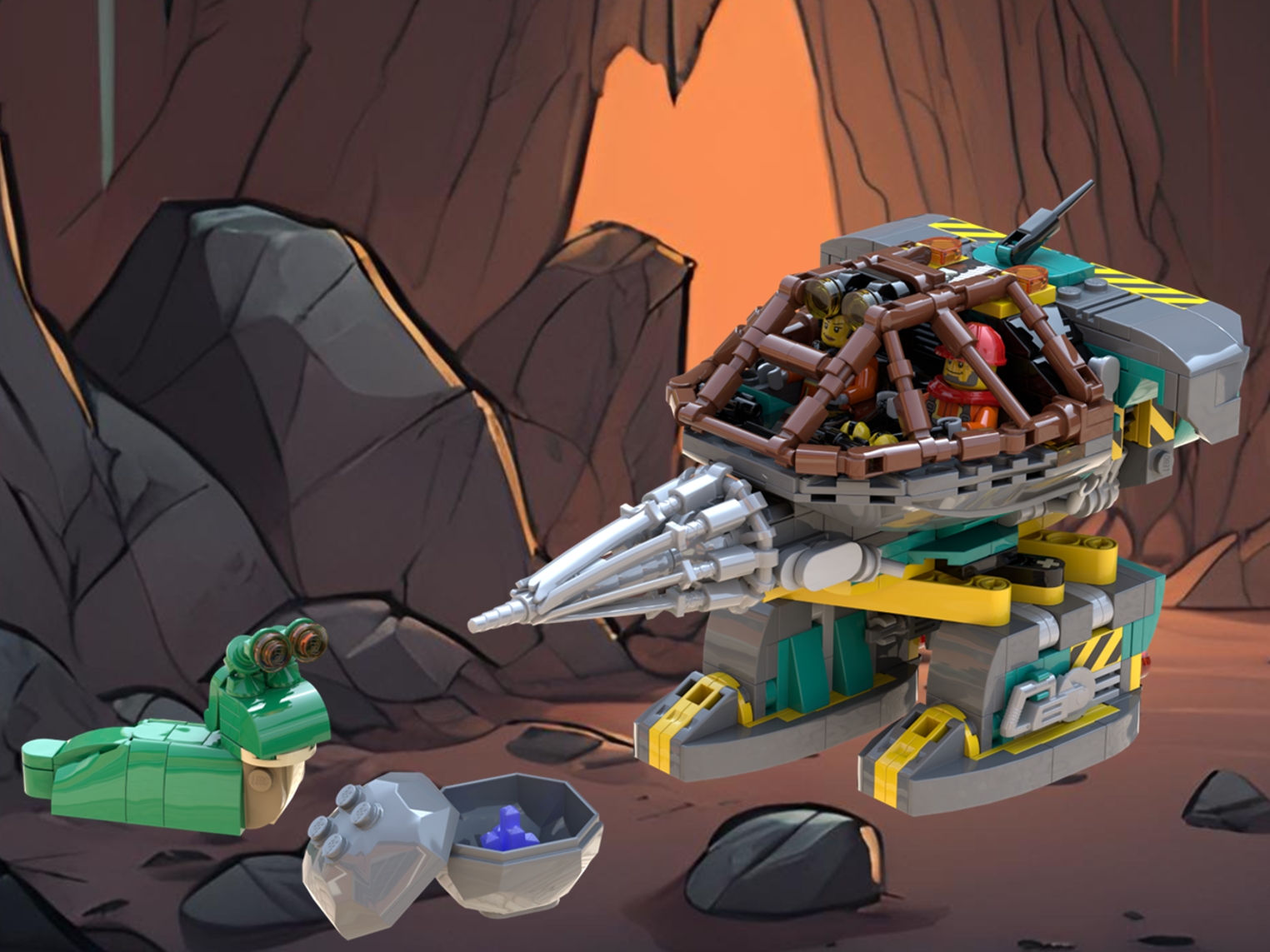 [Granite Grinder U225] [BrickLink]