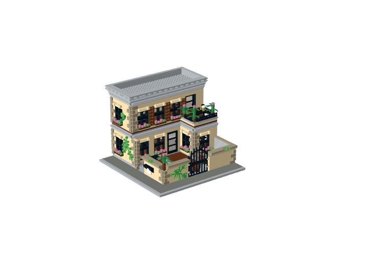 Restaurant Hôtel Particulier from BrickLink Studio [BrickLink]