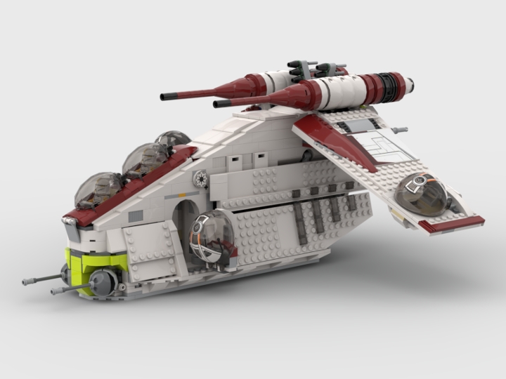 Republic Attack Gunships from BrickLink Studio [BrickLink]