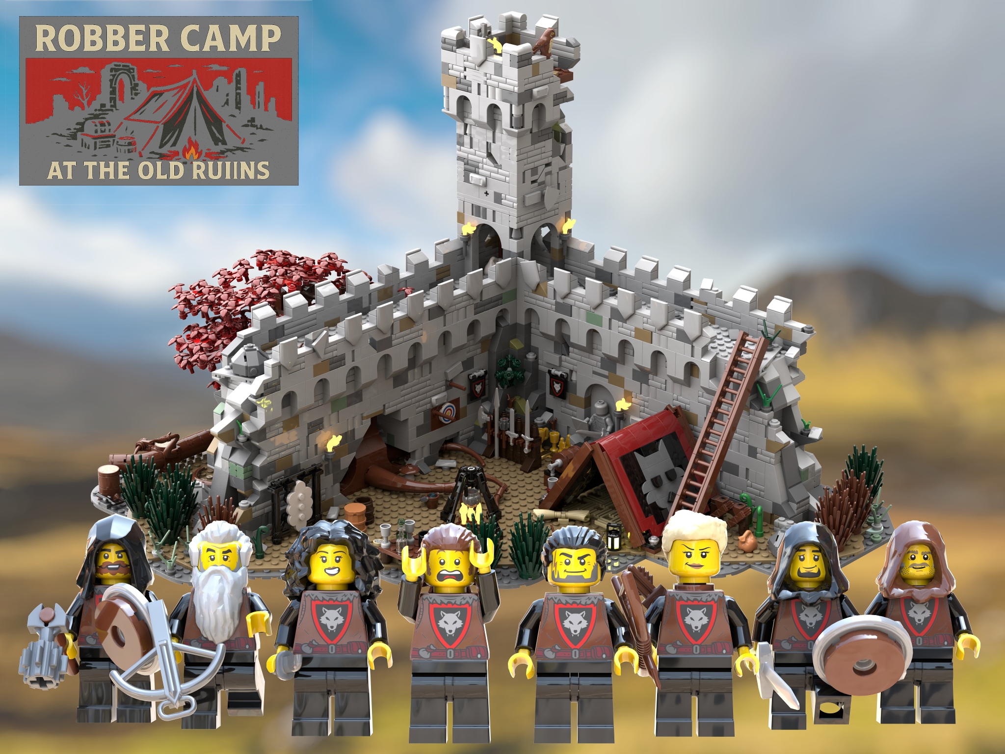 [Robber camp at the Old ruins] [BrickLink]