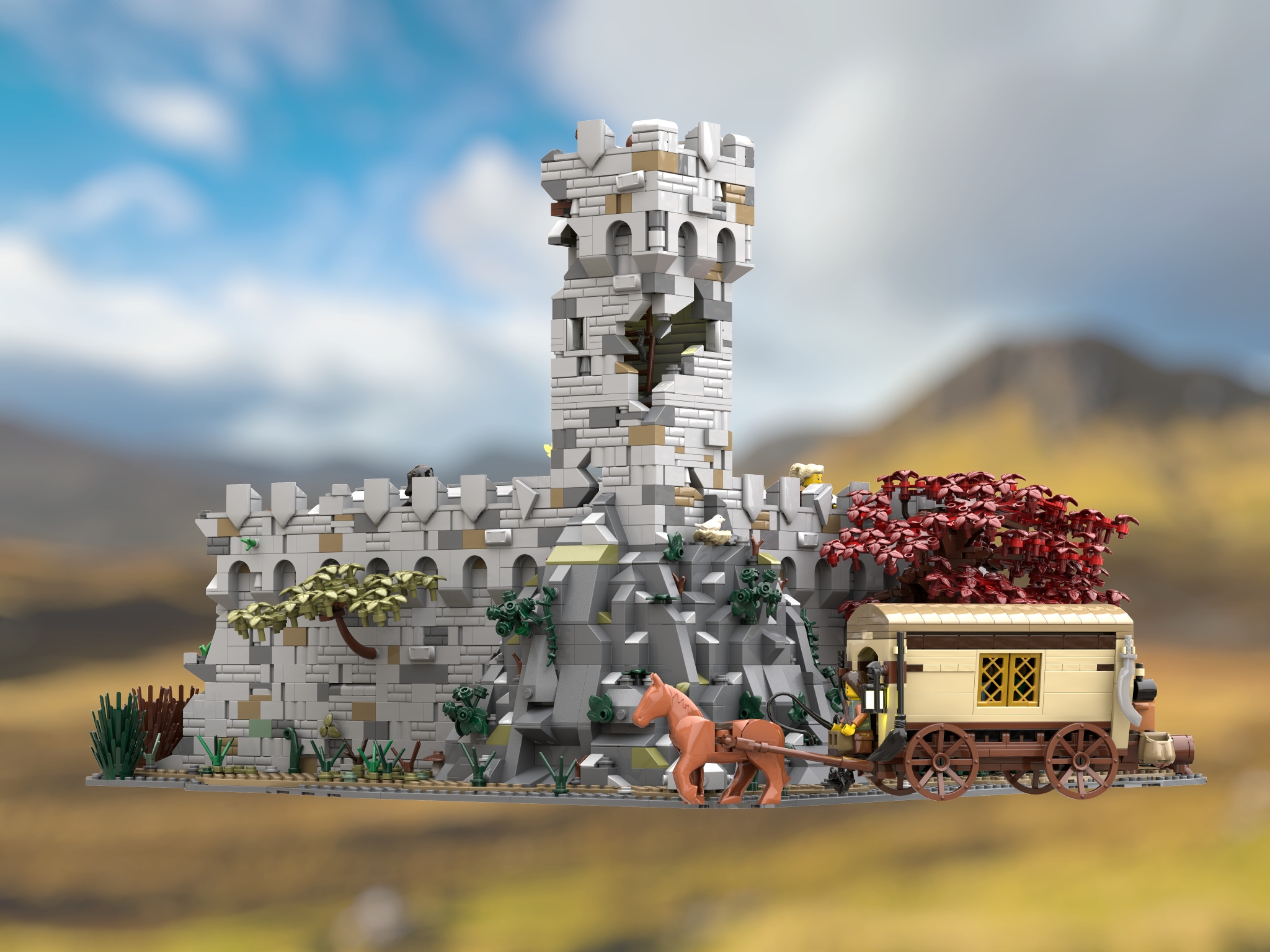 [Robber camp at the Old ruins] [BrickLink]