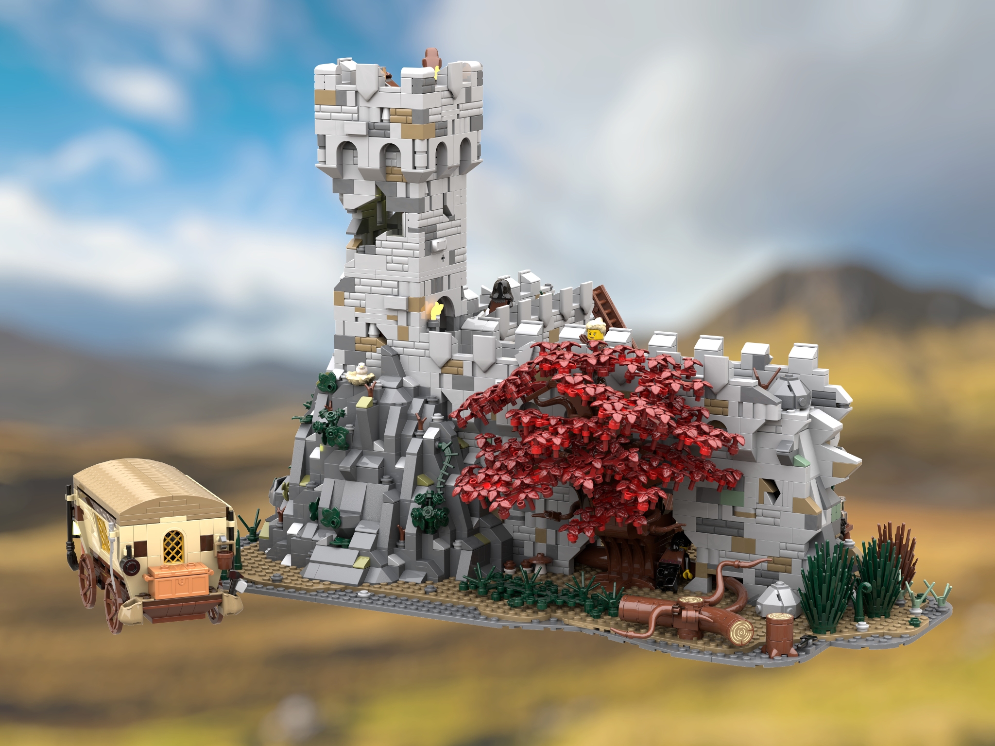 [Robber camp at the Old ruins] [BrickLink]