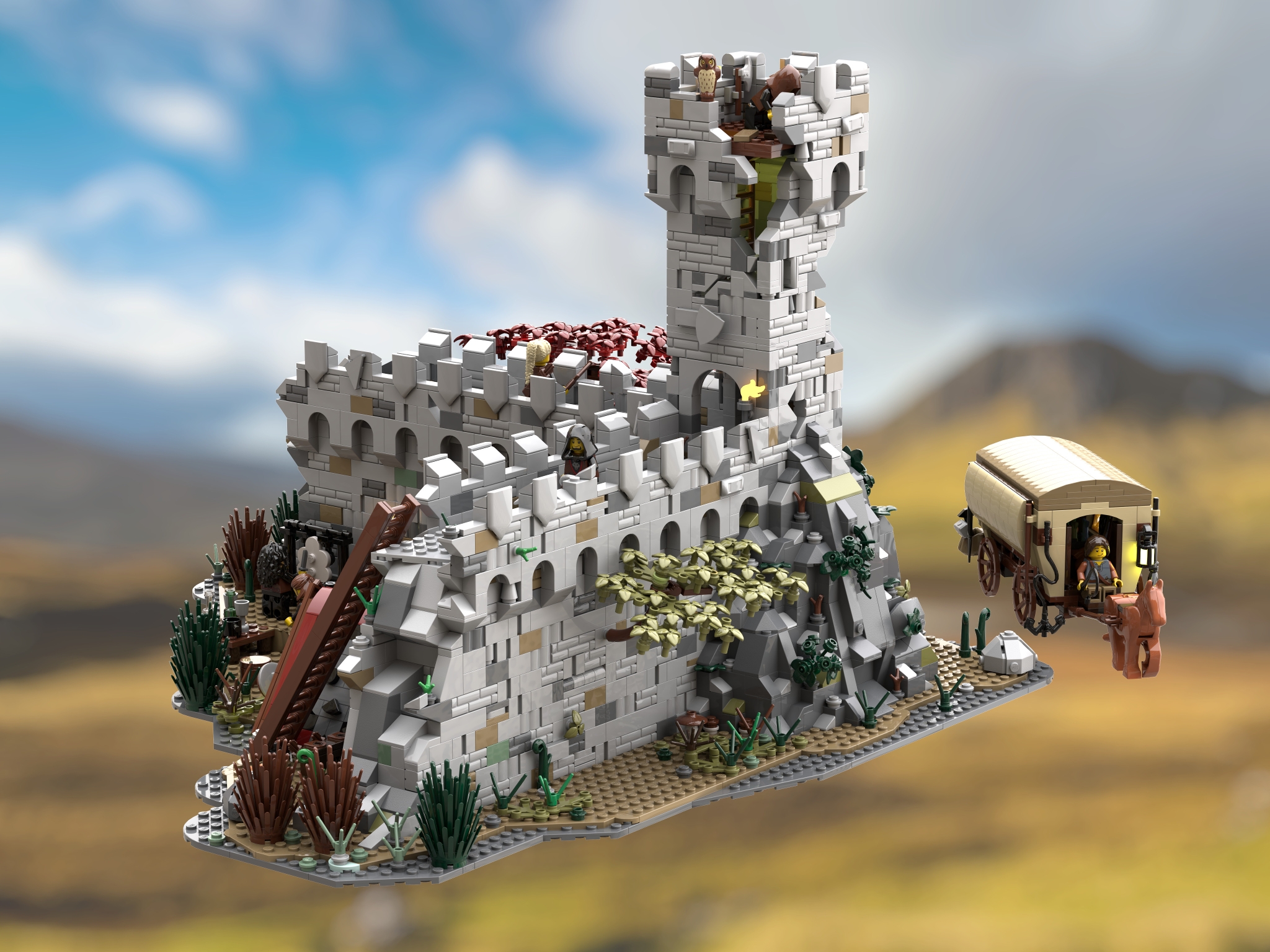 [Robber camp at the Old ruins] [BrickLink]