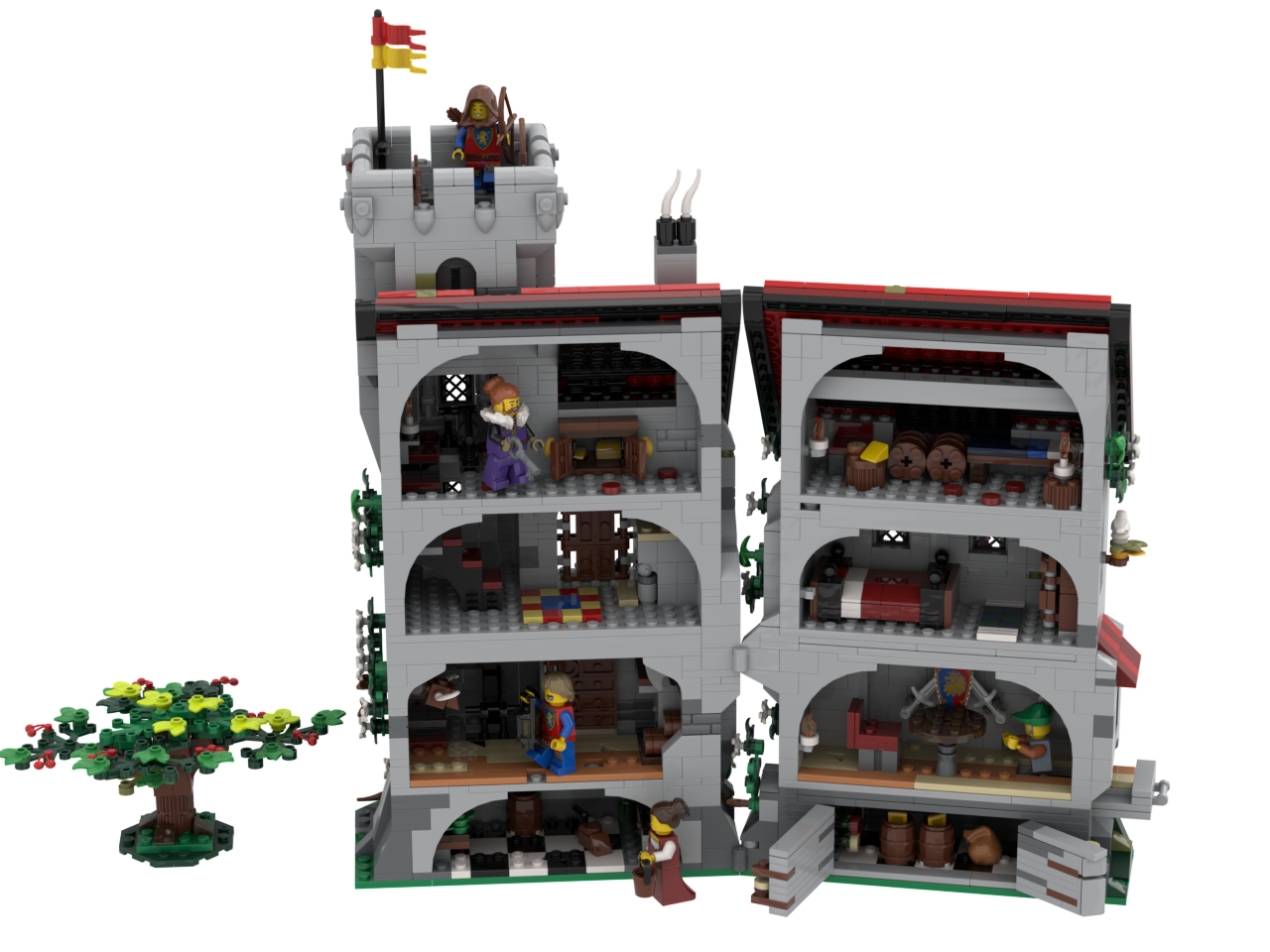 [Tower House Smallholding] [BrickLink]