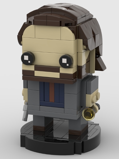 Alan Wake Brickheadz from BrickLink Studio [BrickLink]