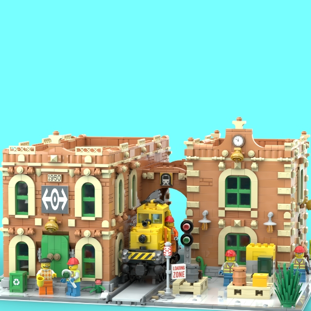 [Locomotive shed] [BrickLink]