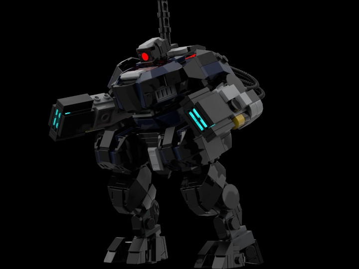 Osaka A-10 Riot Control Mech from BrickLink Studio [BrickLink]