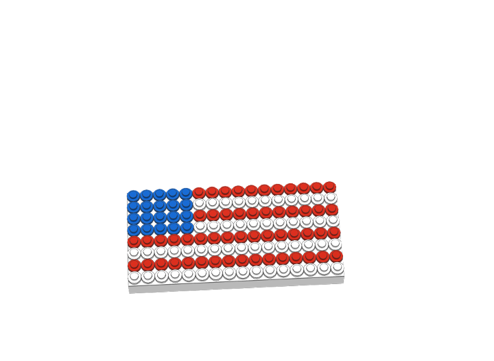 American Flag from BrickLink Studio [BrickLink]